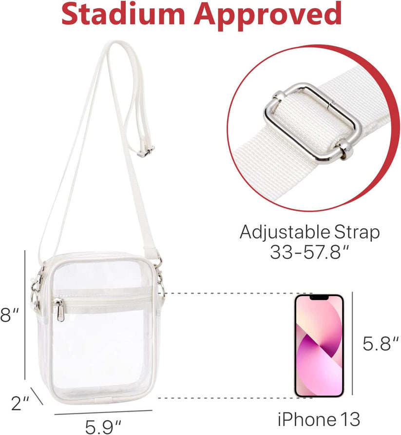 PACKISM Mini Clear Purse -Perfect Stadium Approved Accessory