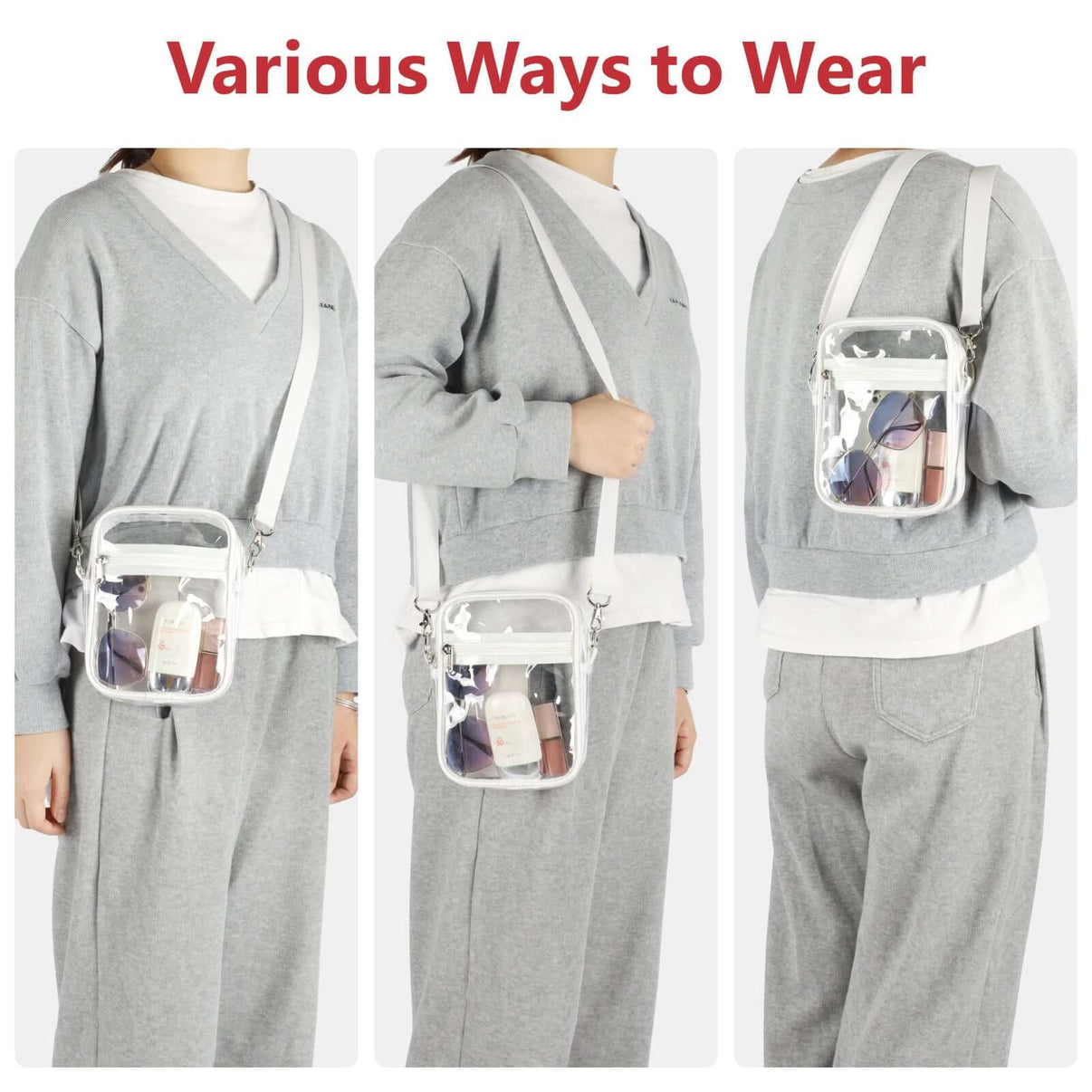 PACKISM Mini Clear Purse -Perfect Stadium Approved Accessory