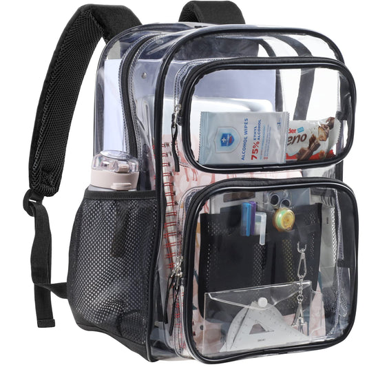 Heavy Duty Clear Backpack for School